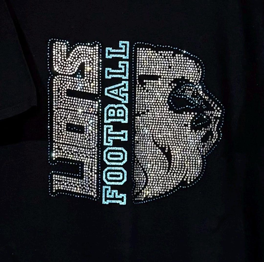 Rhinestone T-shirt, Custom Bling T-shirts - Etsy