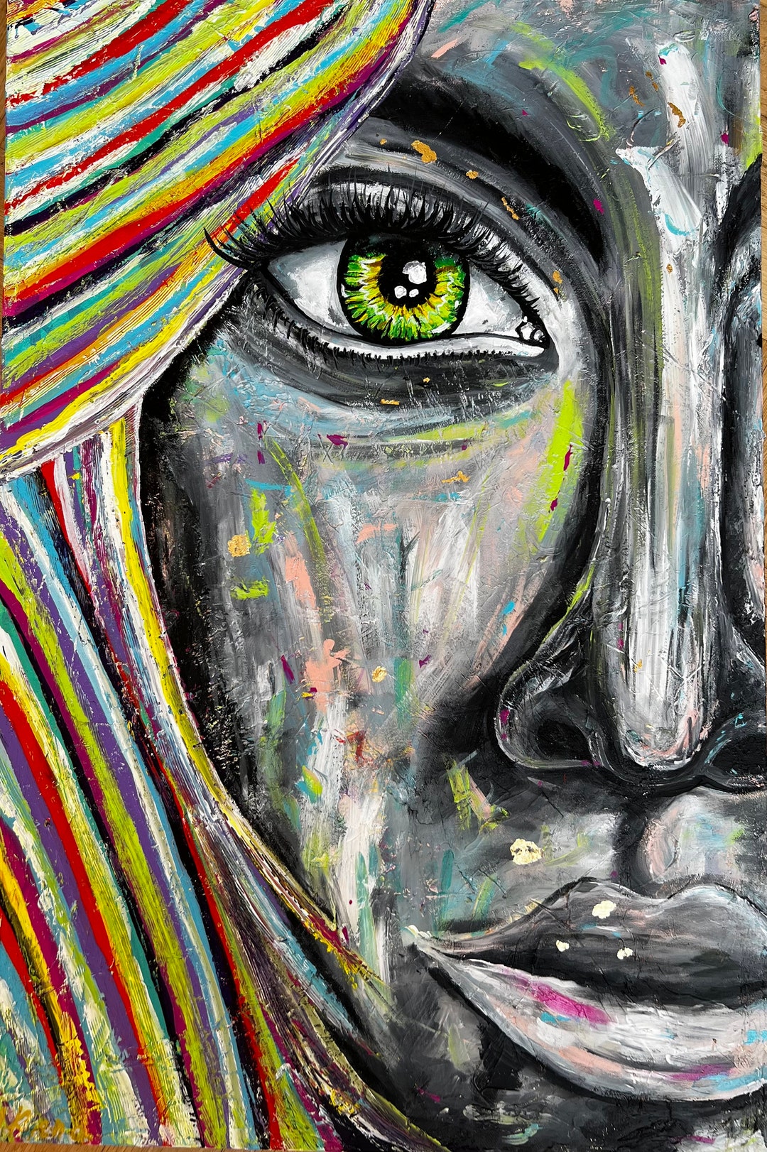 Forgiveness, Abstract,modern Acrylic Painting on Canvas, Contemporary ...