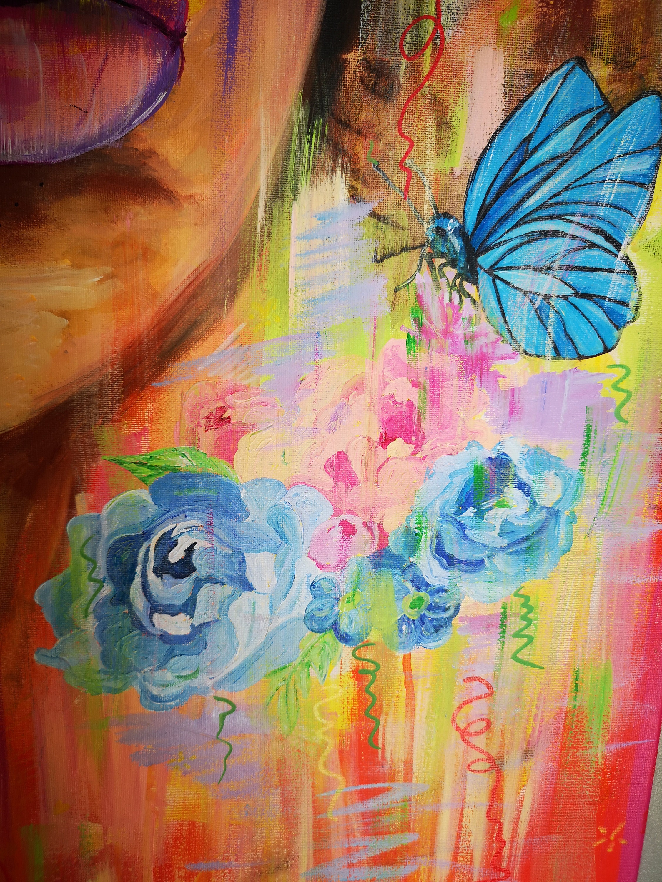 Gaia Mother Nature Abstract Modern Contemporary Art Acrylic Painting on ...