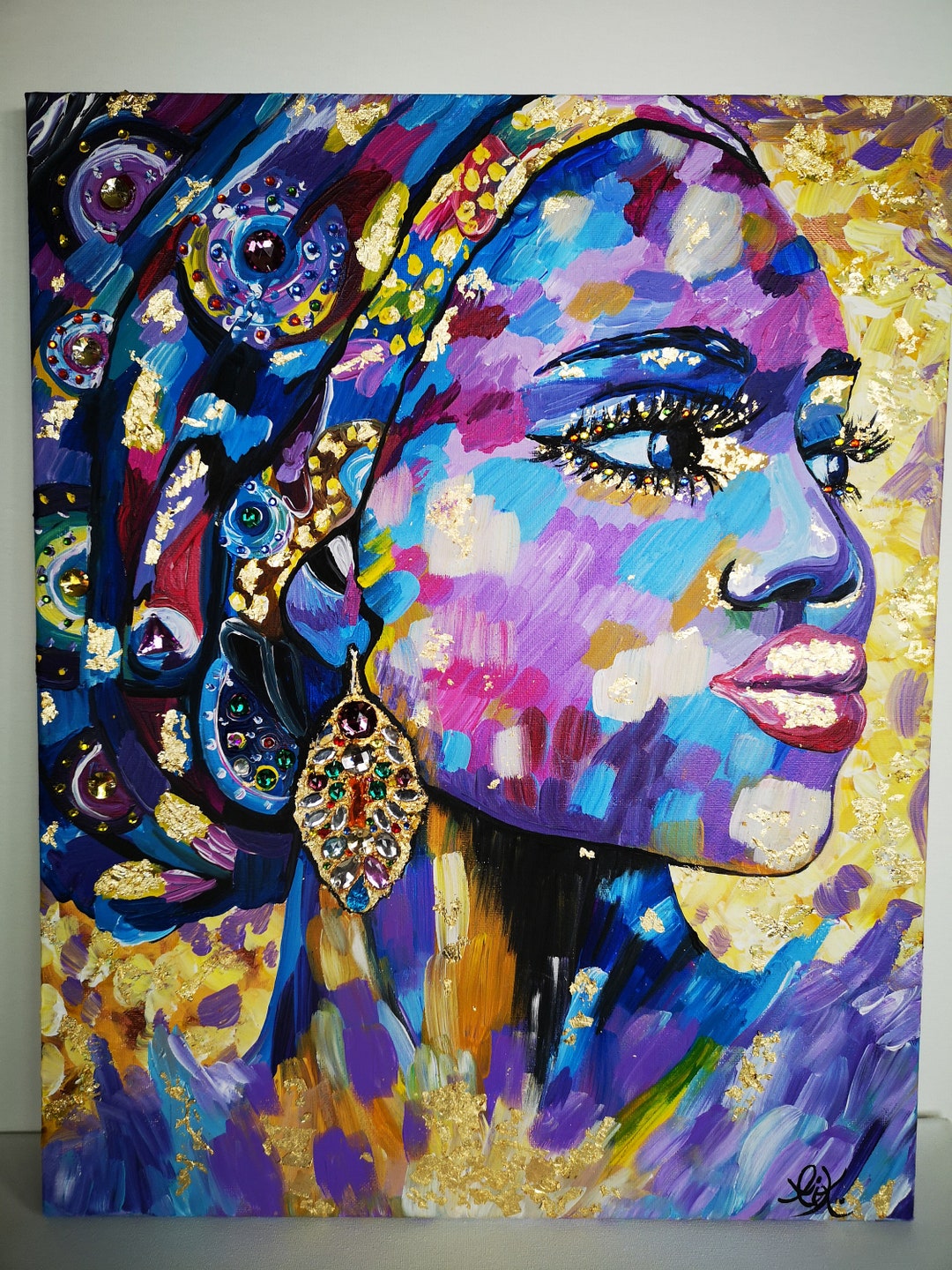 Print of an Original 'jolene' Abstract Acrylic Painting, Modern ...