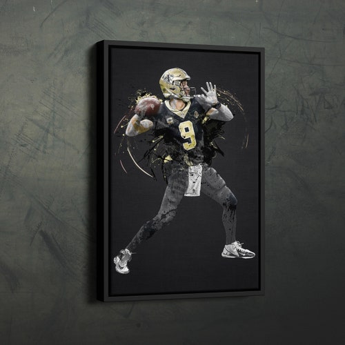 Drew Brees New Orleans Saints Canvas Frame Kids Wall Decor - Etsy