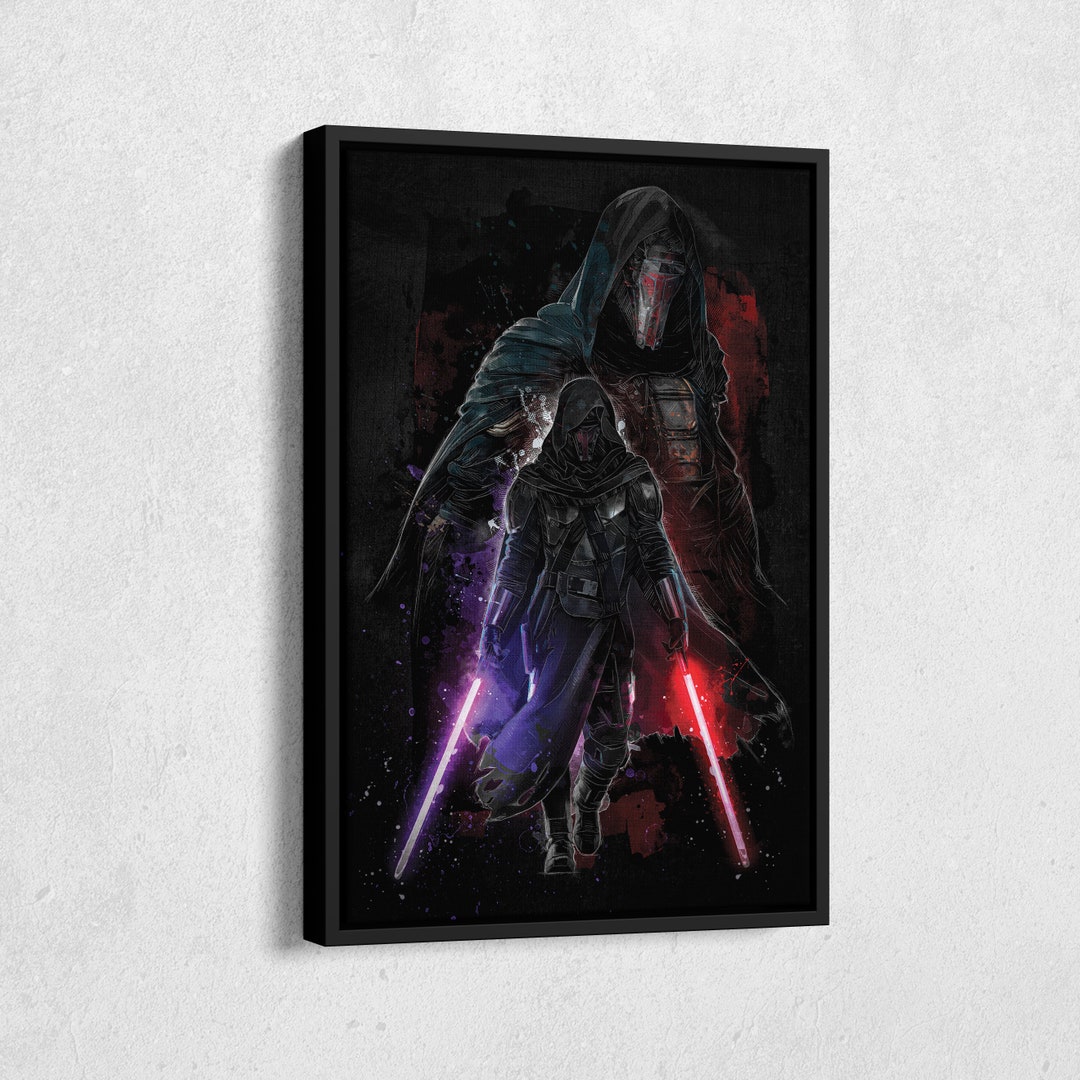 Darth Raven Poster Star Wars Art Canvas Wall Art Print Home - Etsy
