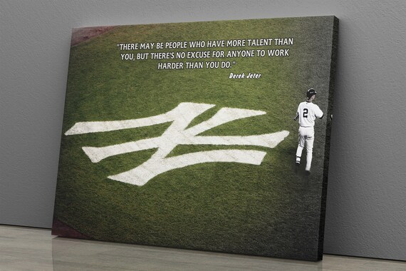 Derek Jeter Quote Poster