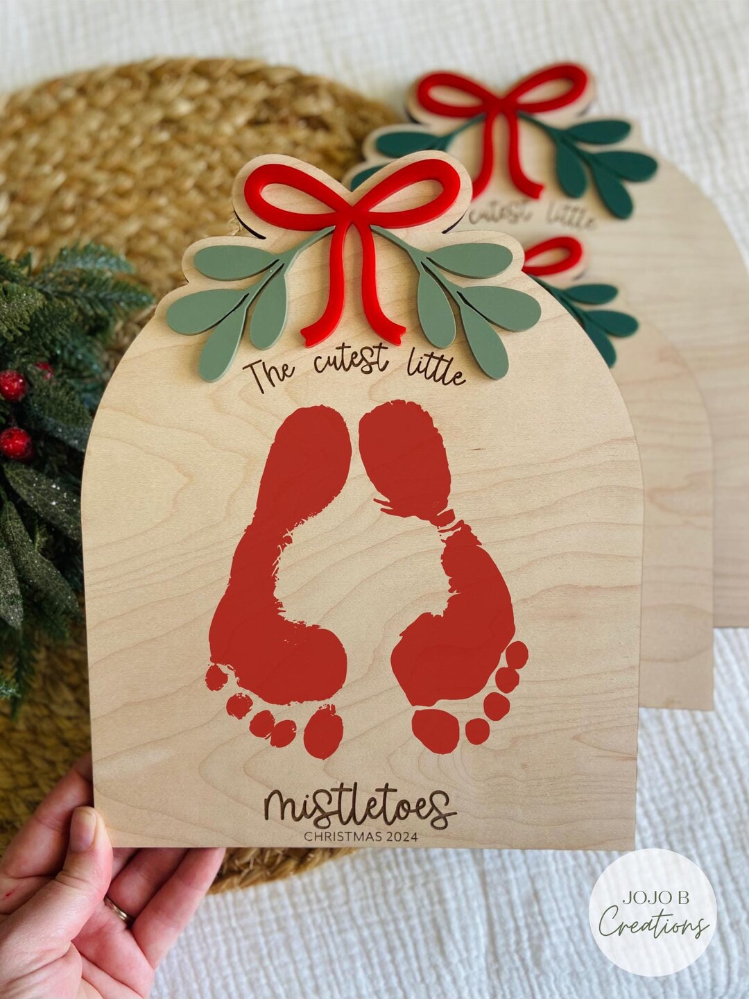 Cutest Little Mistletoes Sign, Mistletoes Keepsake Sign, Kids DIY Sign ...