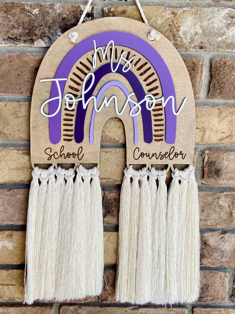 Custom Teacher Sign Rainbow Sign Teacher Gift School - Etsy