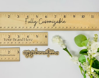 Custom Logo Ruler - Etsy