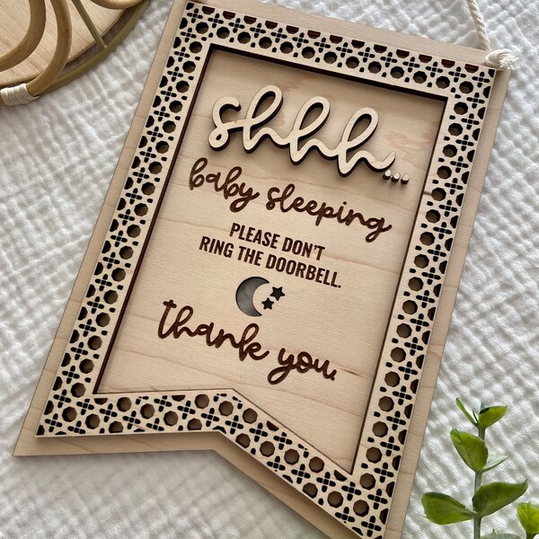 Baby Sleeping Sign - Etsy