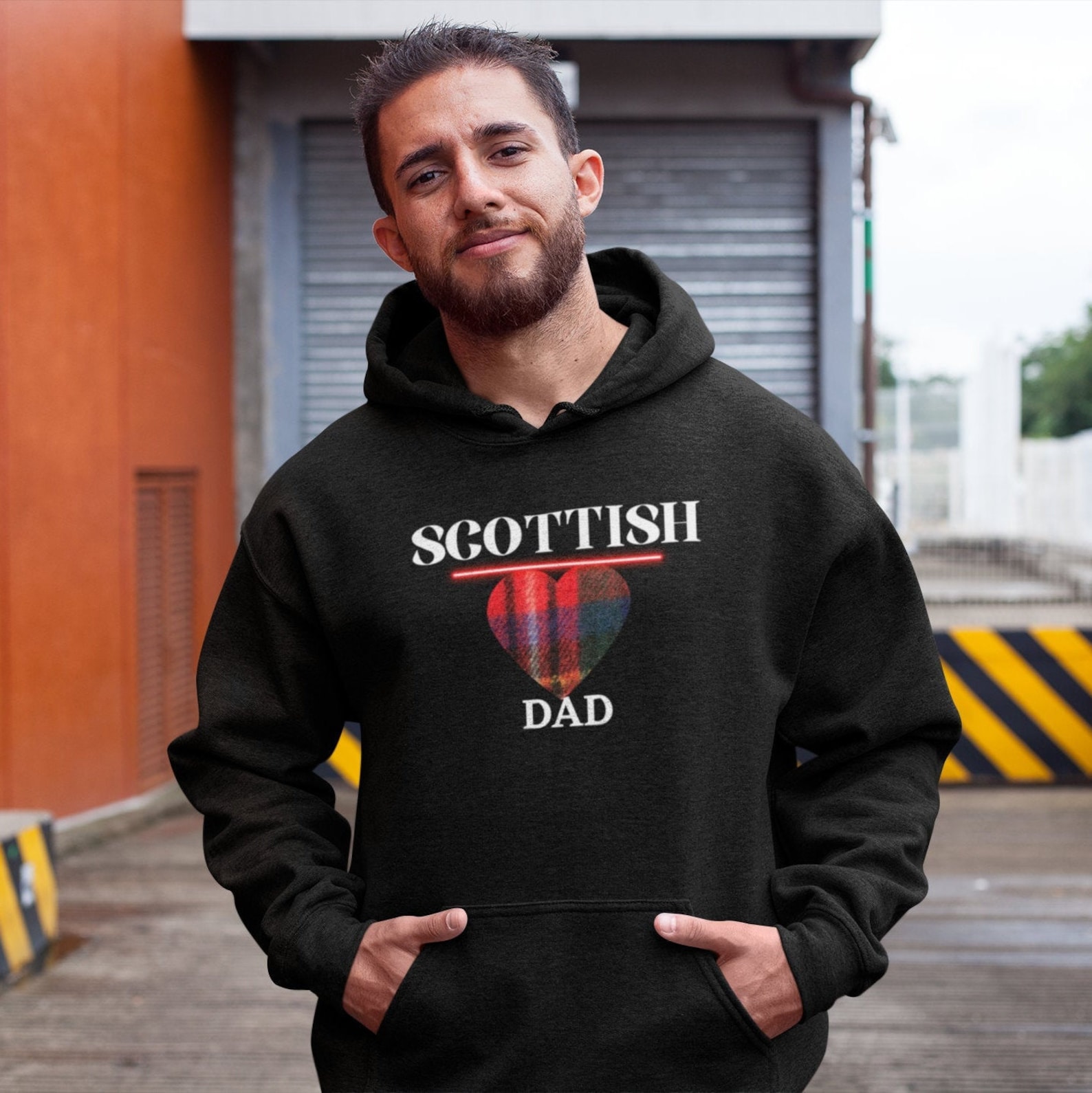 Scottish Dad Hoodie, Motivational, Unisex Fleece Hoodie - Etsy