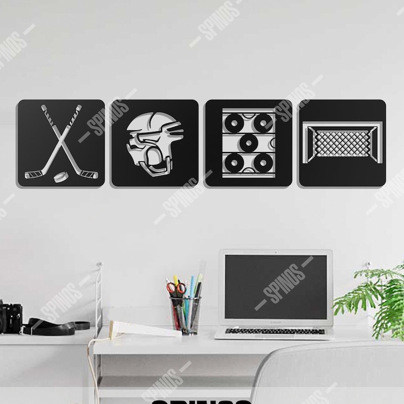 Hockey Wall Decor - Etsy