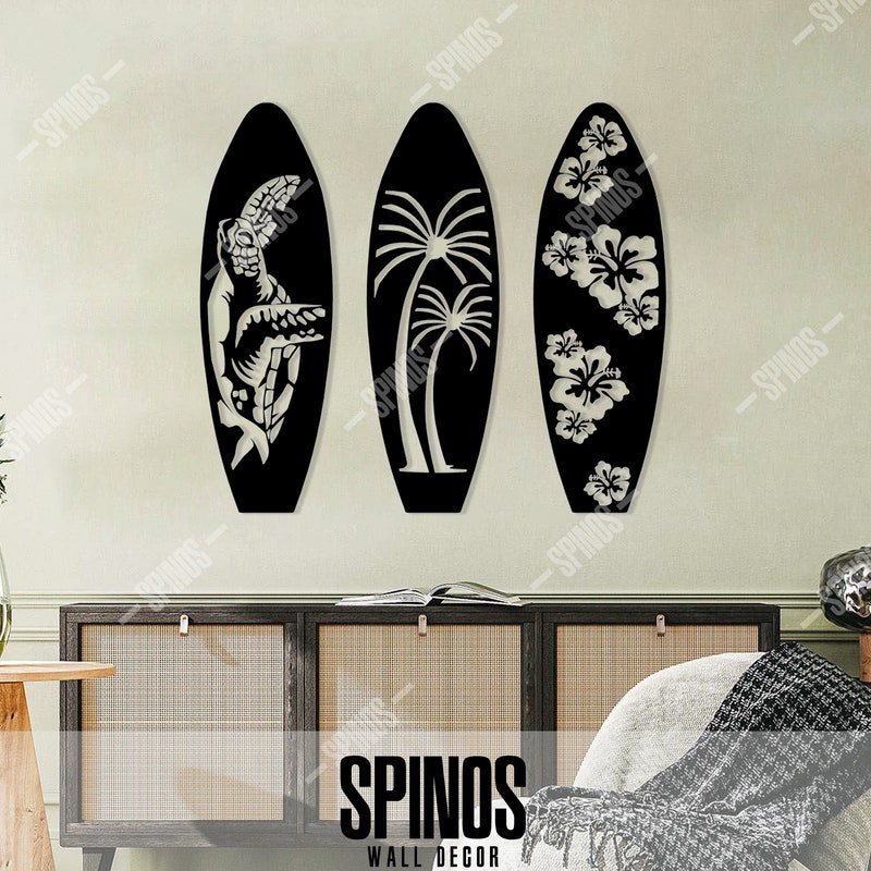 Surf Board Wall Decor - Etsy