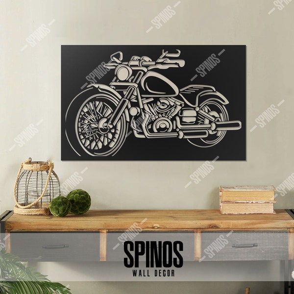 Wood Motorcycle Wall Art - Etsy