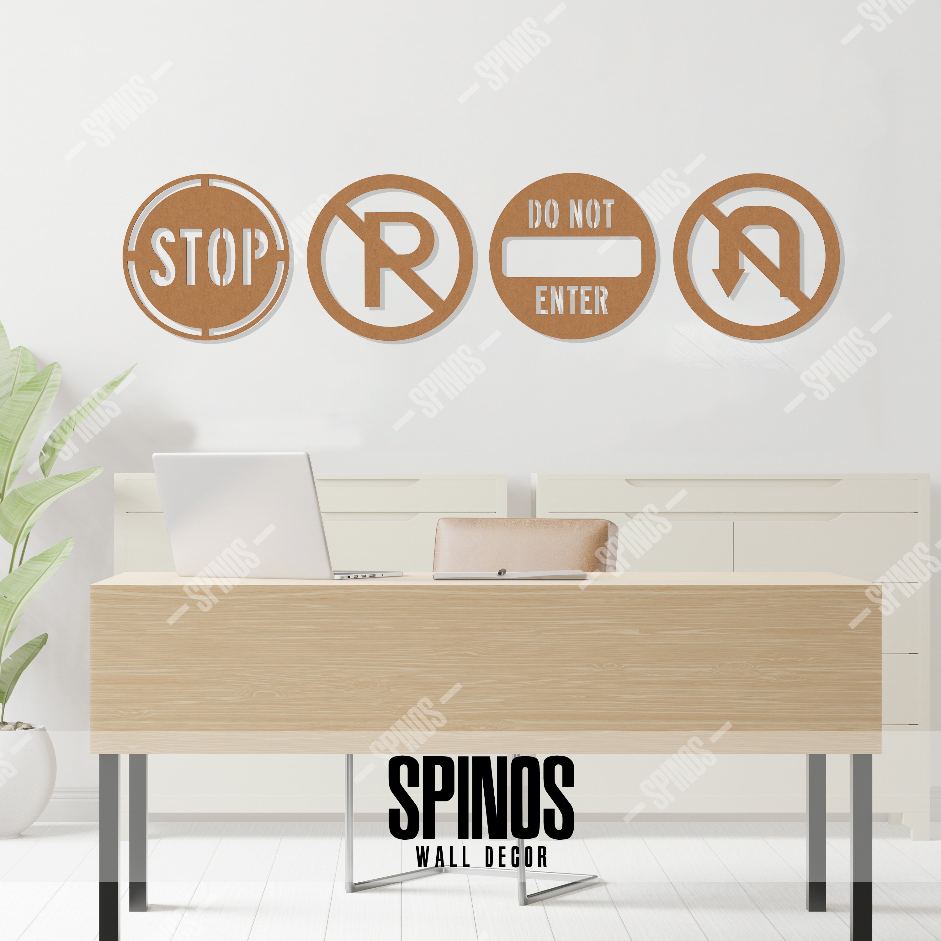 Traffic Sign Wall Art Road Signs Home Decor Stop Wood - Etsy