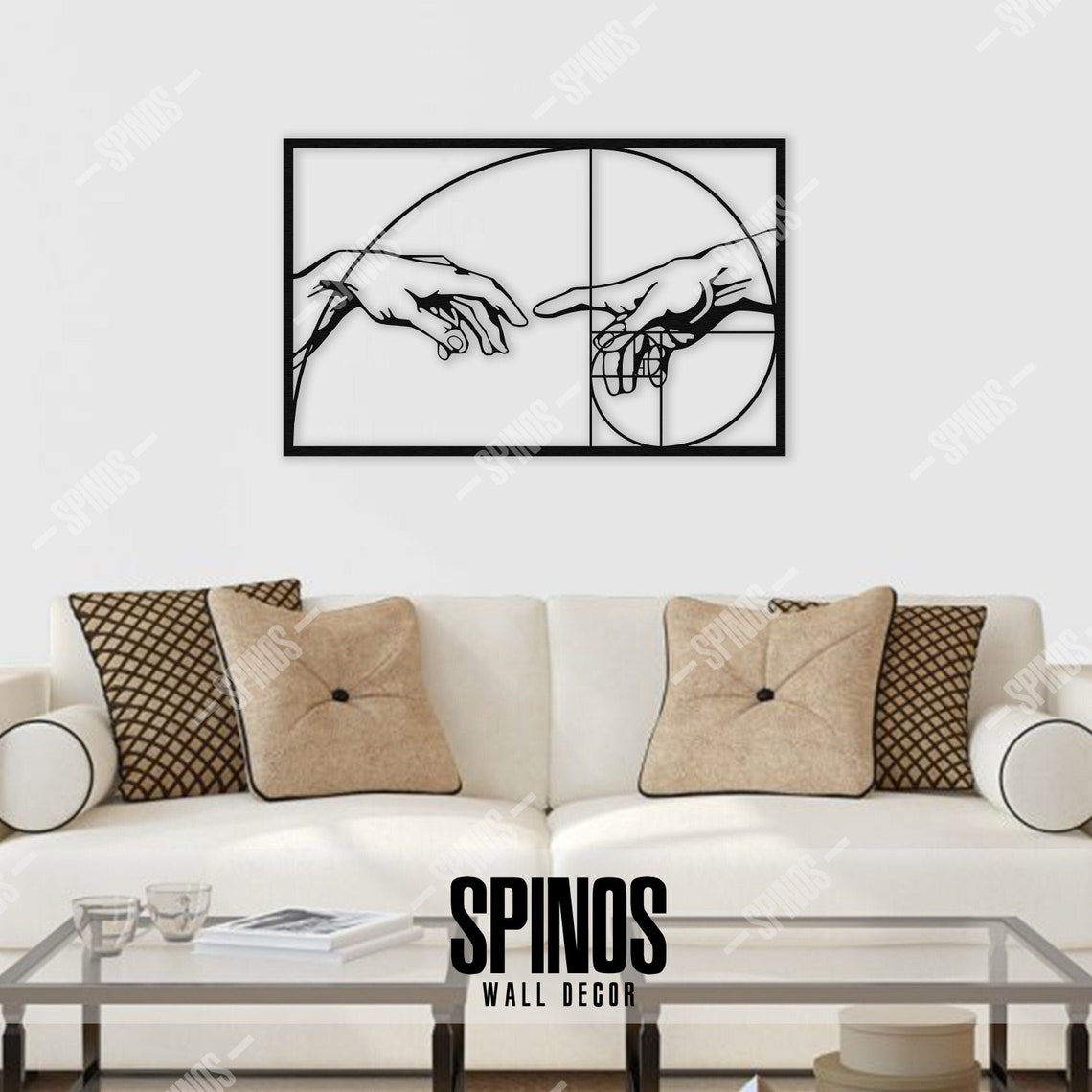 Creation of Adam Wood Wall Art: Renaissance Golden Ratio Decor - Etsy
