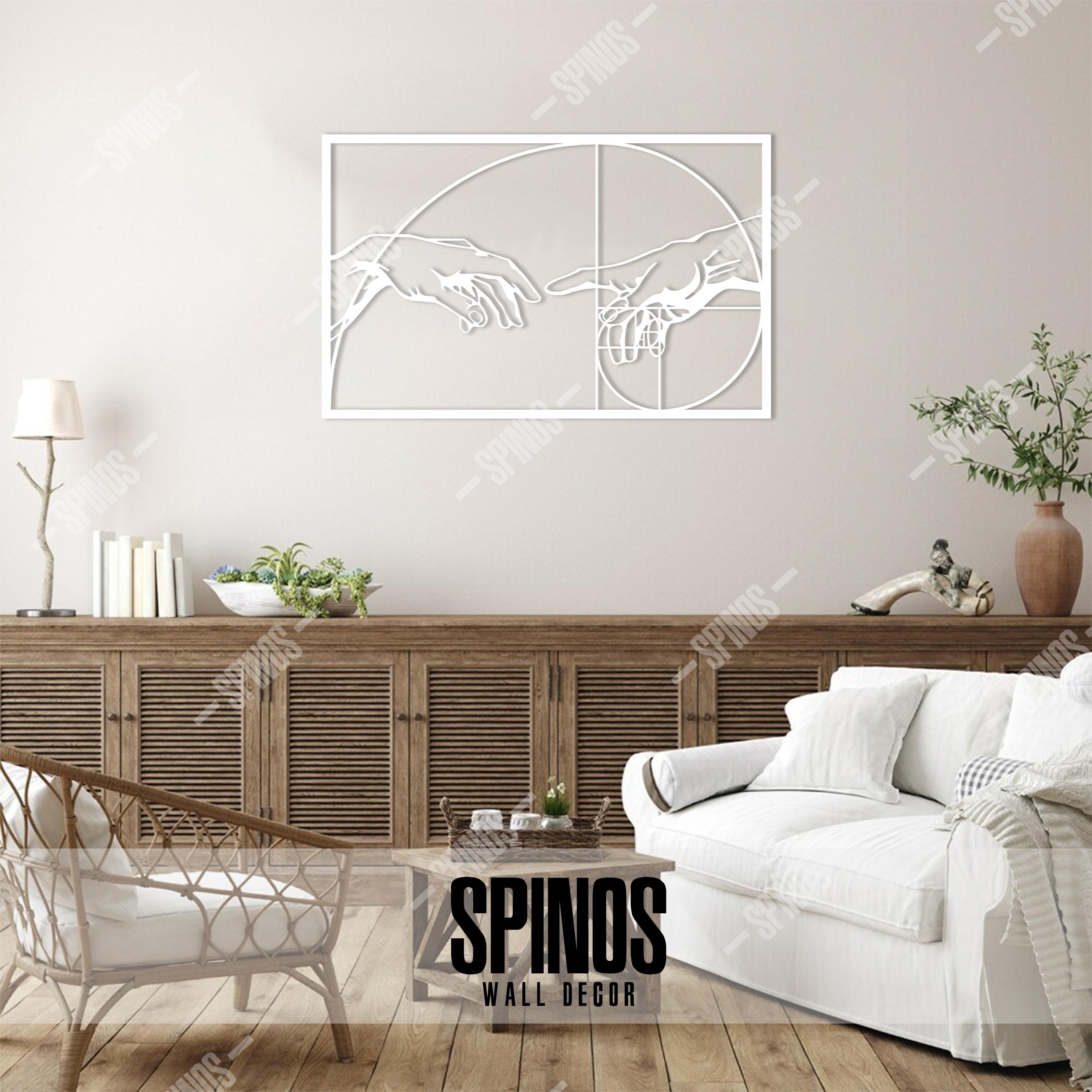 Creation of Adam Wood Wall Art: Renaissance Golden Ratio Decor - Etsy