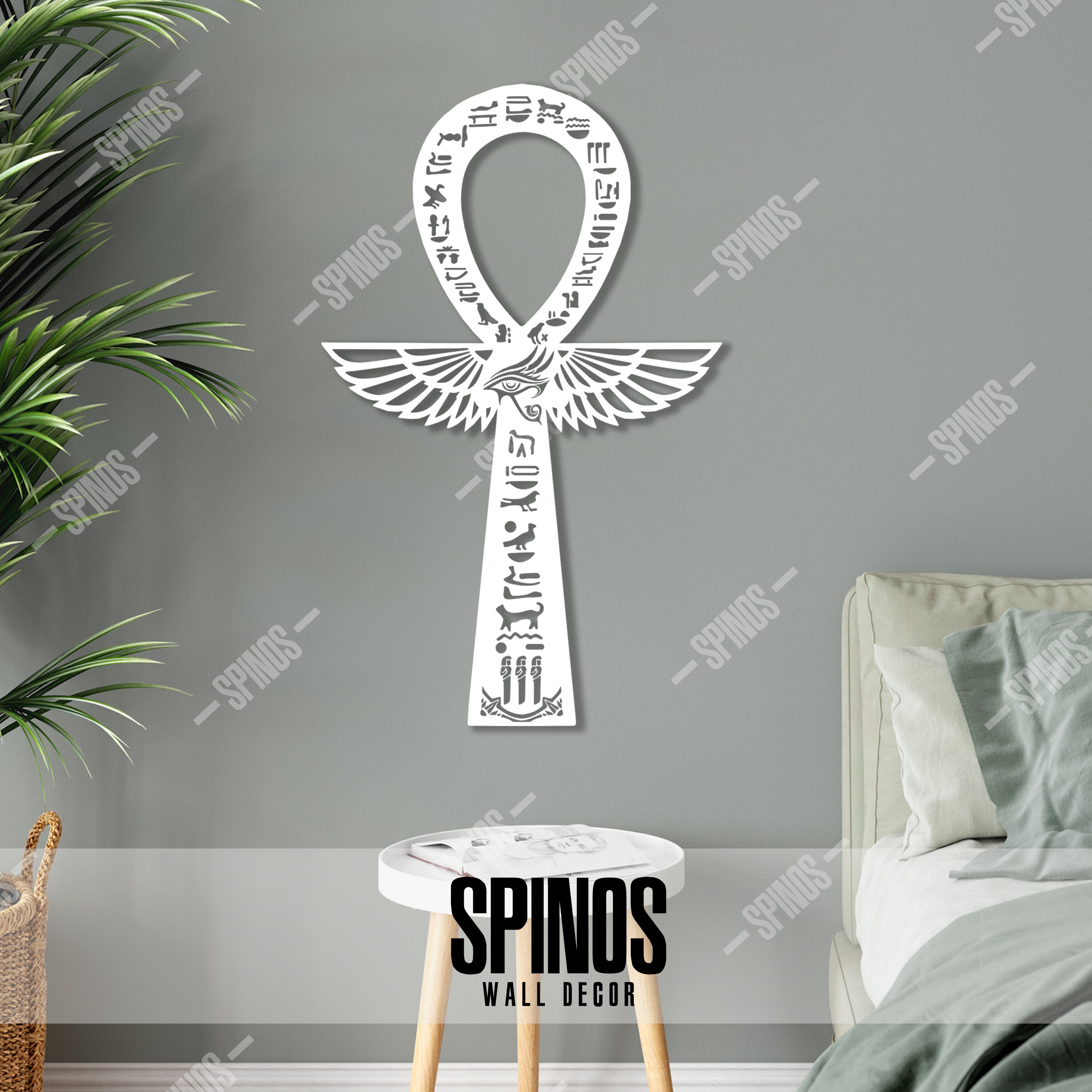 Ankh Wood Wall Decor Key of Life Sign Ancient Egyptian Art - Etsy