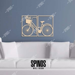 Wooden Bicycle Wall Art Cycling Wall Decor Bike Sign 2 - Etsy