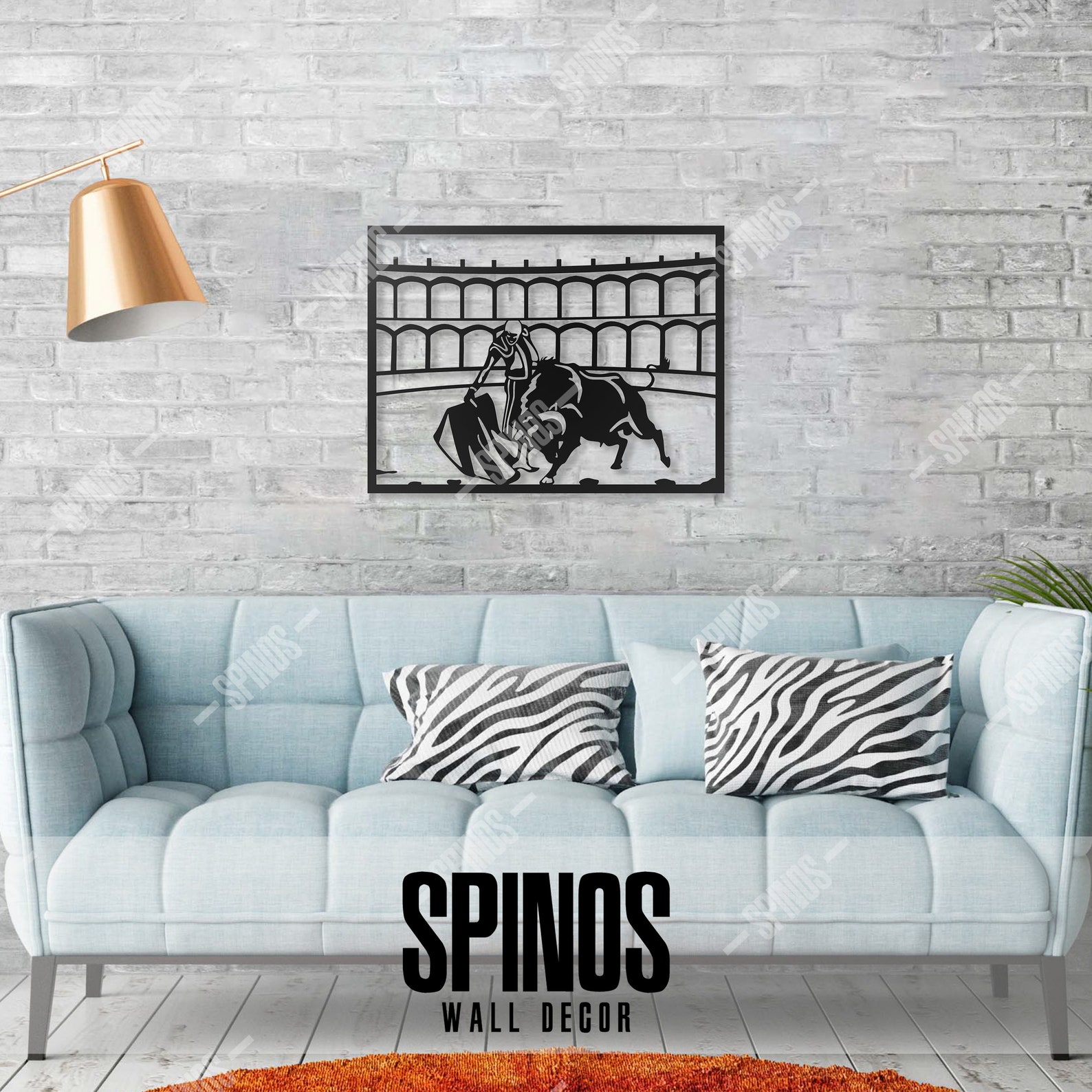 Bullfighting Wall Art Matador Wood Decor Bull Sign | Etsy