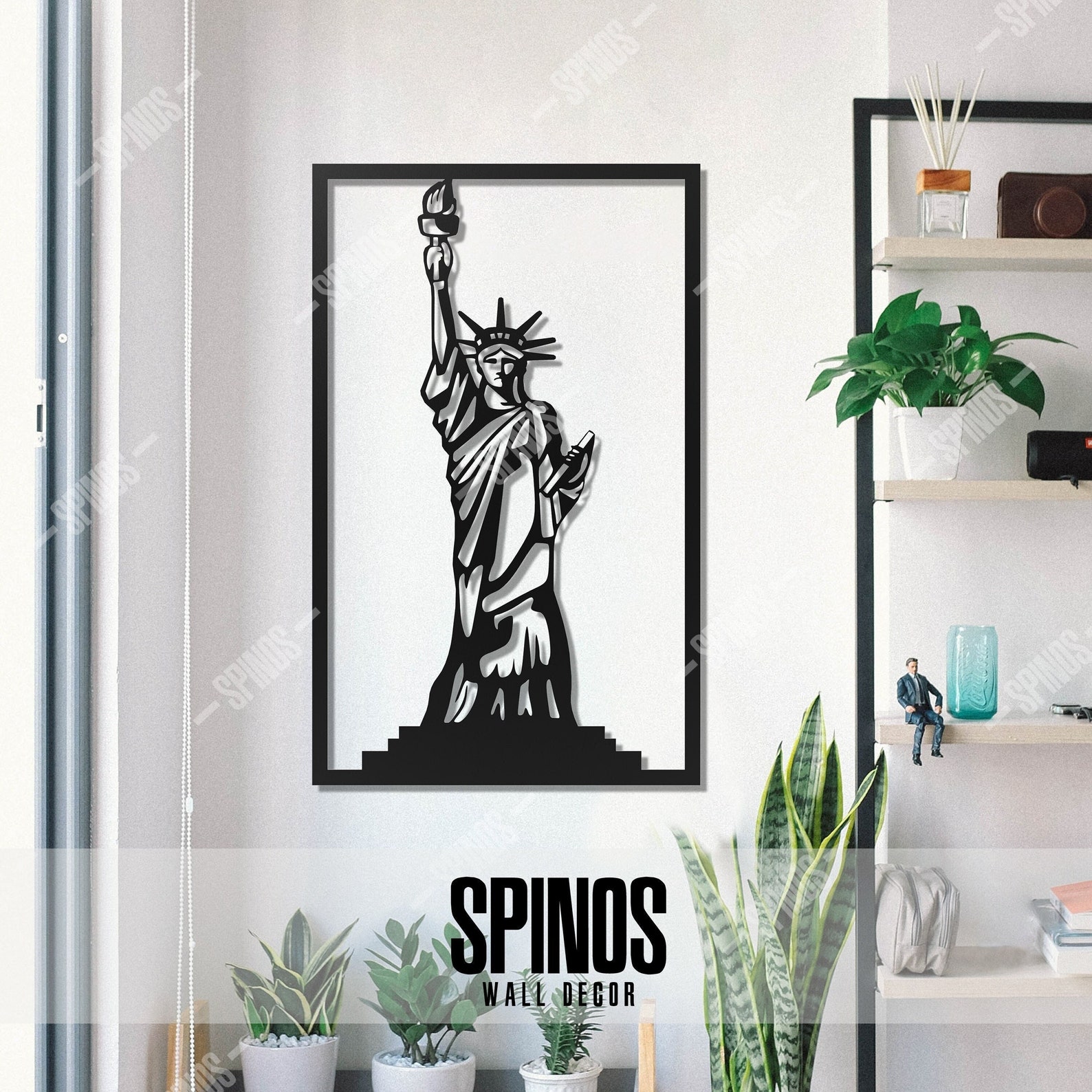 Statue of Liberty Wall Art Lady Liberty Wood Decor New - Etsy