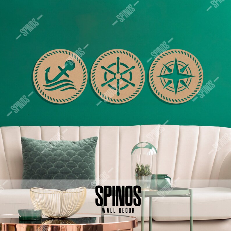 Sailor Wall Art Seaman Wall Decor Pirate Symbols Nursery - Etsy