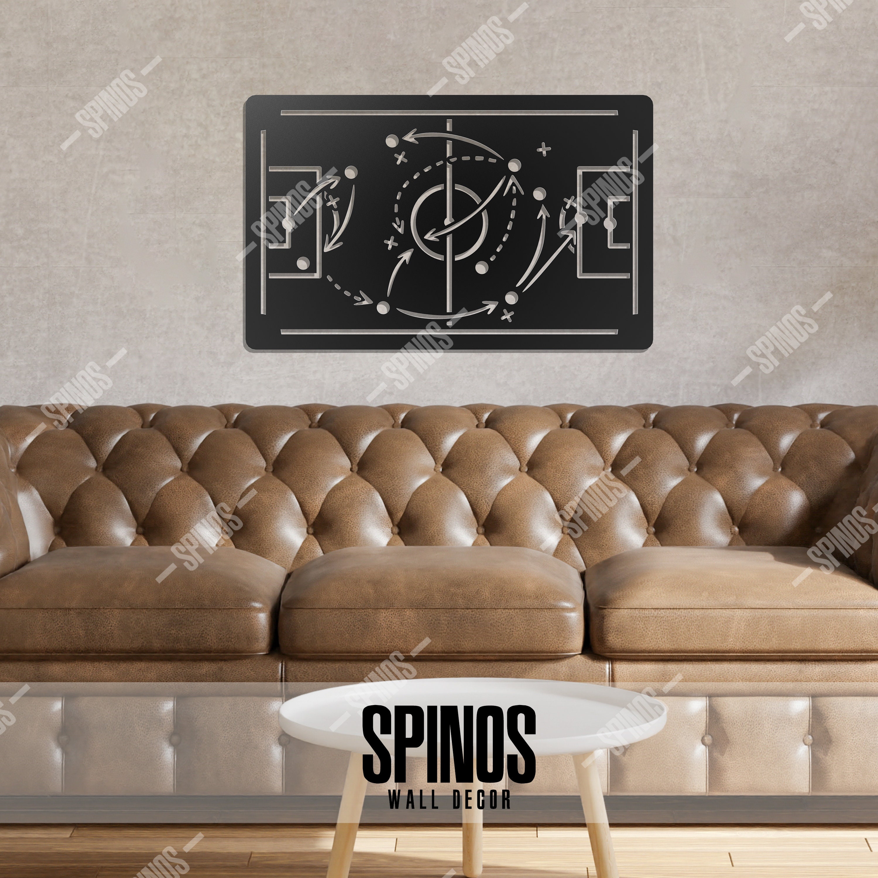 Soccer Field Tactics Wooden Wall Decor Kids Room Art - Etsy