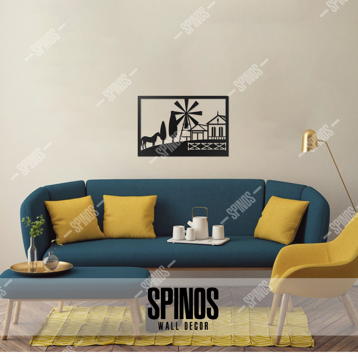 Farm Wood Wall Art Farmhouse Wall Decor Village Country - Etsy