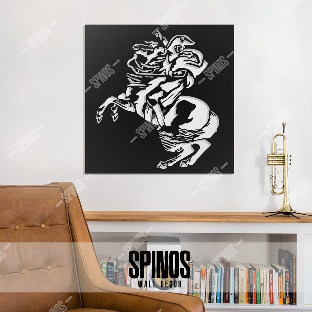 Napoleon Bonaparte Wood Wall Decor Napoleon Crossing the Alps Sign ...