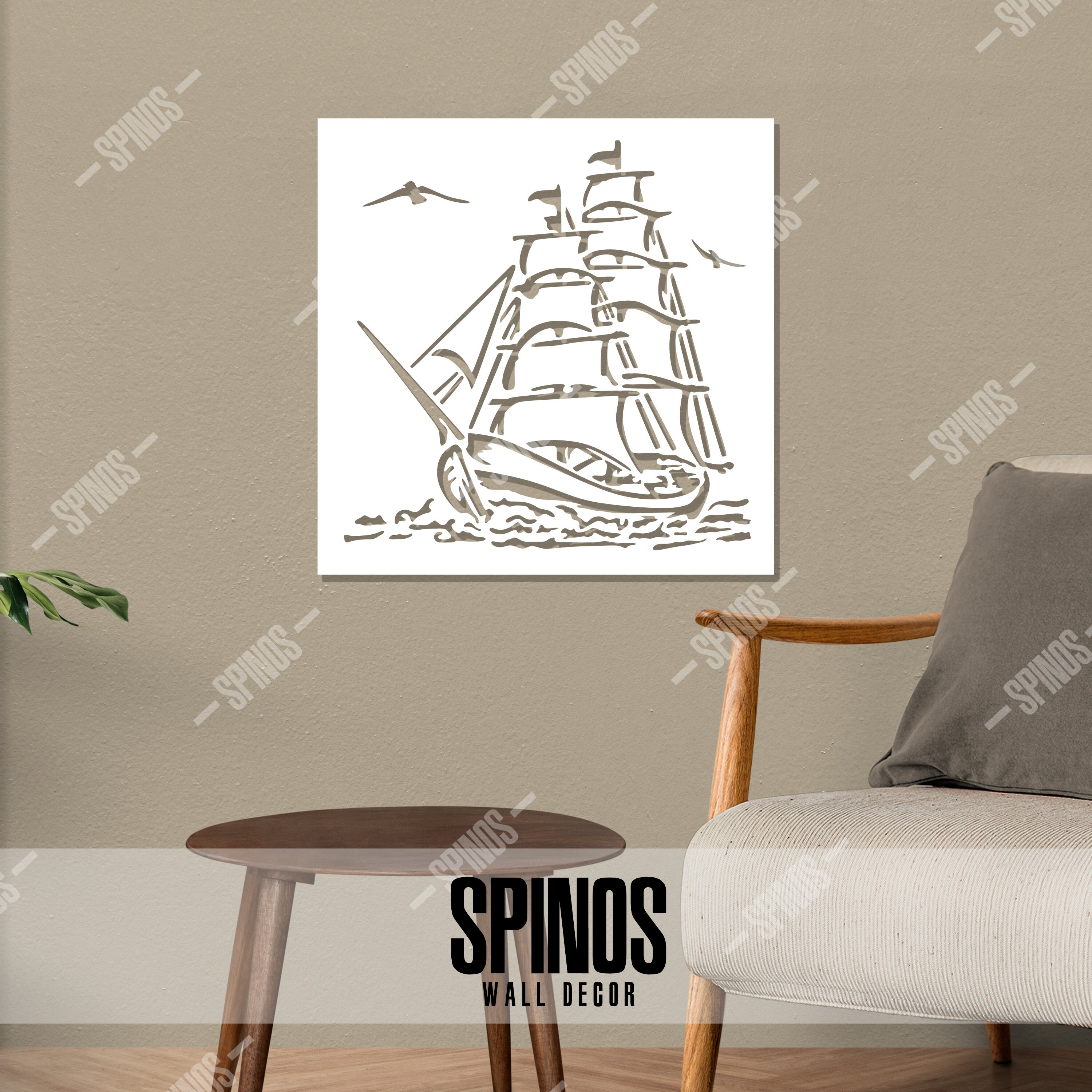 Pirate Ship Wood Wall Decor Sailing Ship Wall Art Wooden - Etsy