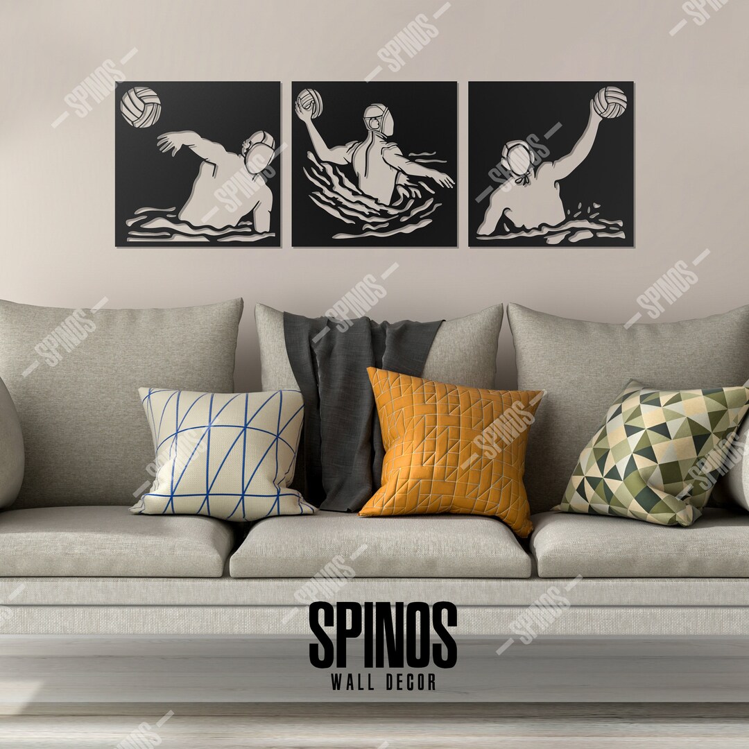Waterpolo Wood Wall Decor, Water Sports Wall Sign, Water Polo Wall Sign ...