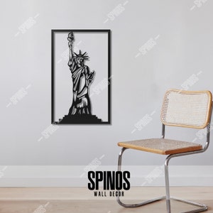 Statue of Liberty Wall Art Lady Liberty Wood Decor New York Landmark ...