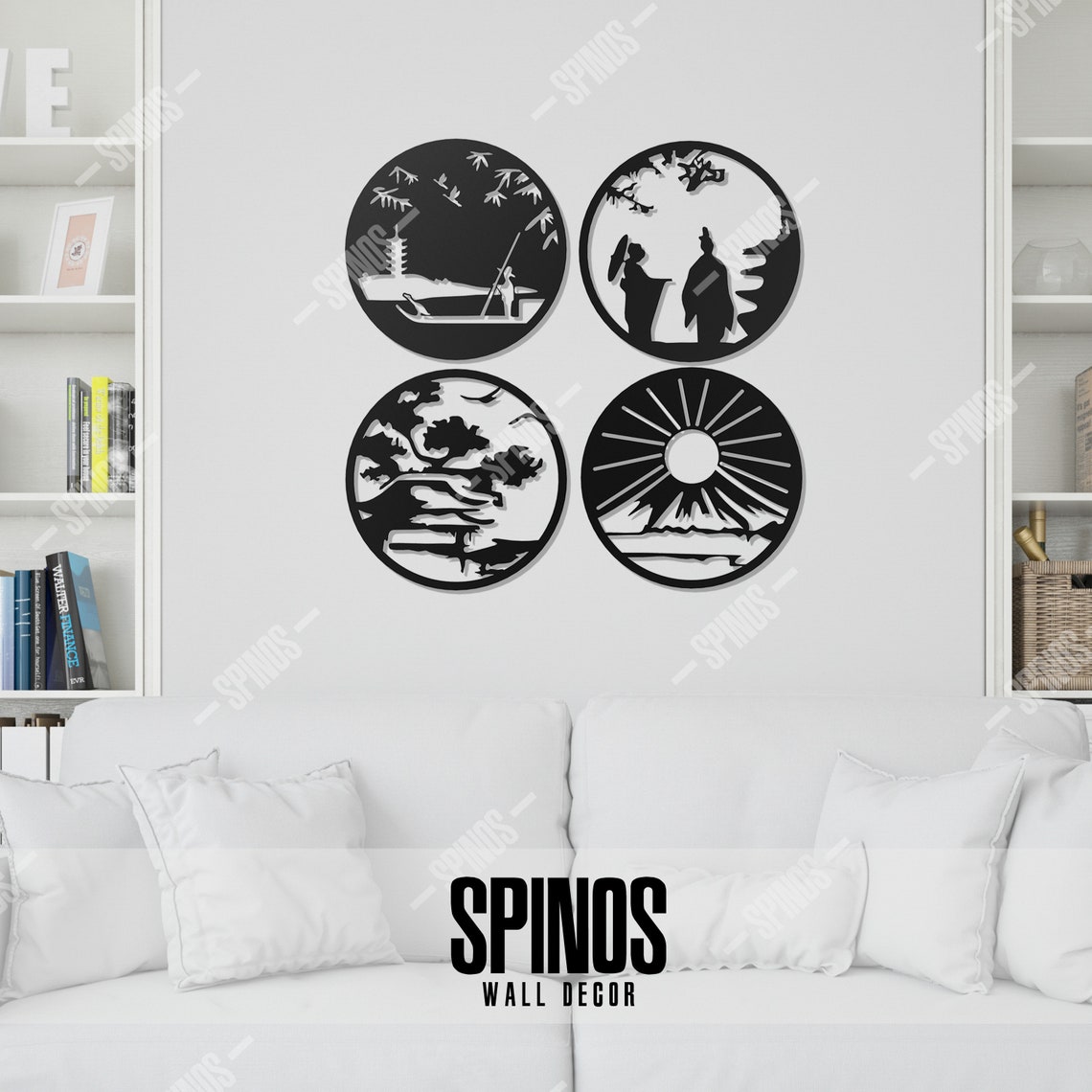 Japanese Wall Art Japan Themed Wall Decor Sakura Wood Sign - Etsy