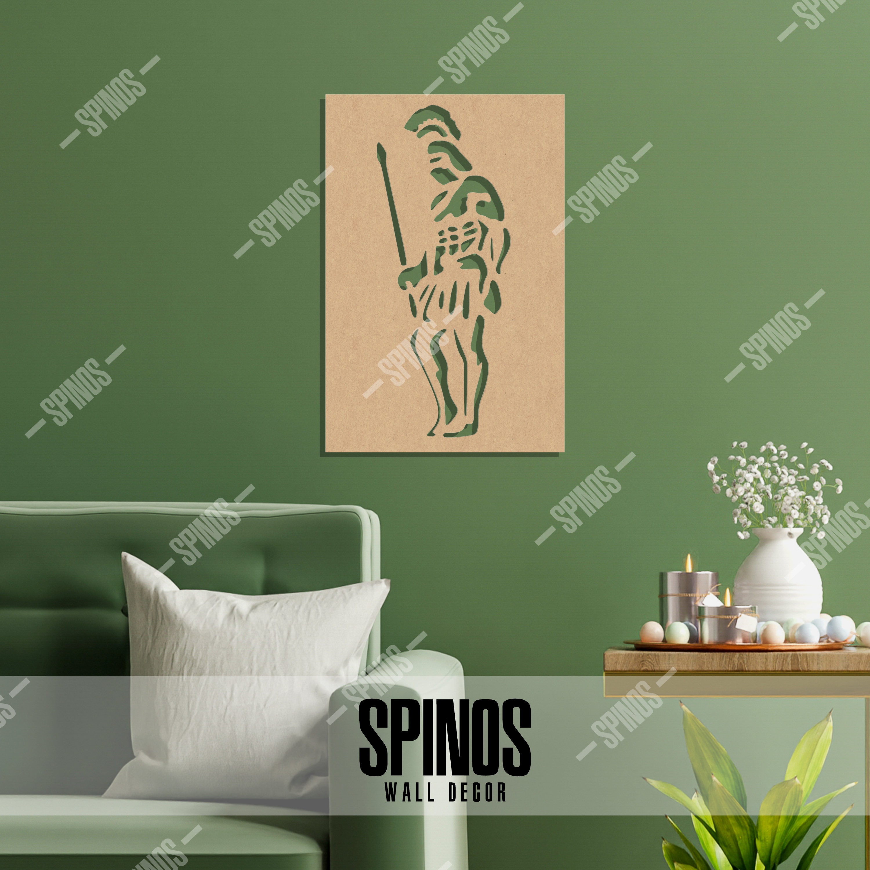 Ares Wood Wall Decor Greek Mythology Wall Art Mythical Sign - Etsy