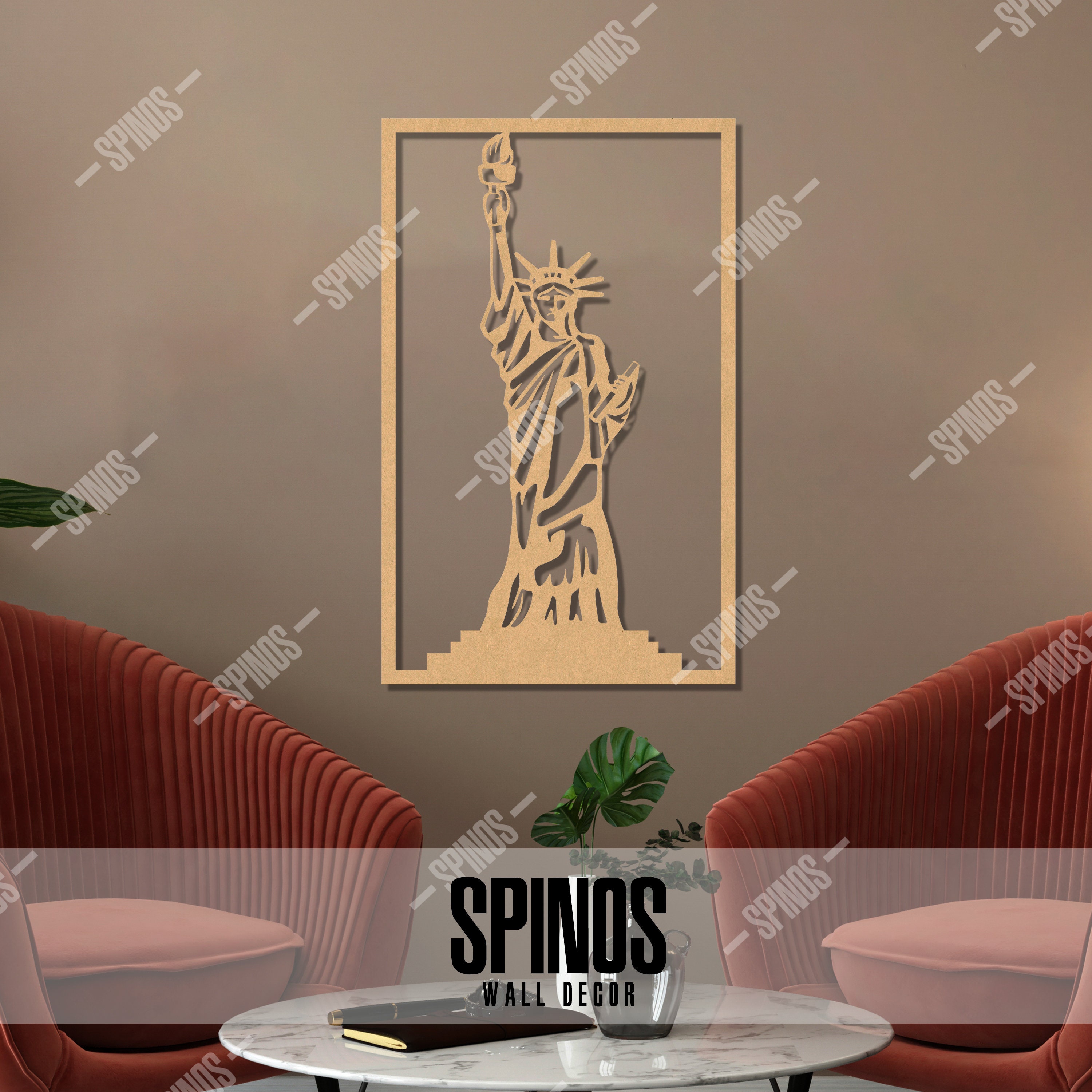 Statue of Liberty Wall Art Lady Liberty Wood Decor New - Etsy