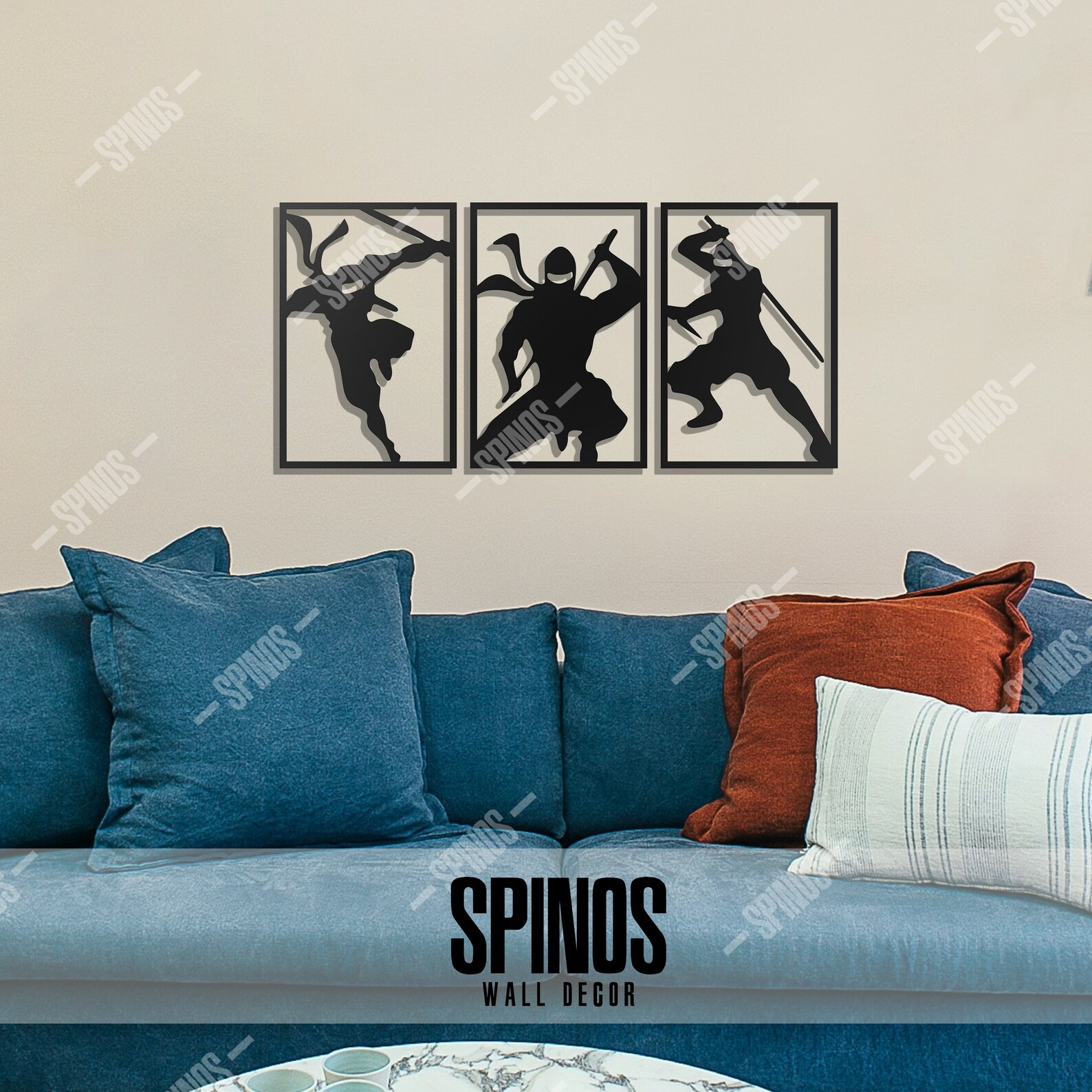 Ninja Wall Decor Shinobi Wall Art Assassin Wall Sign - Etsy