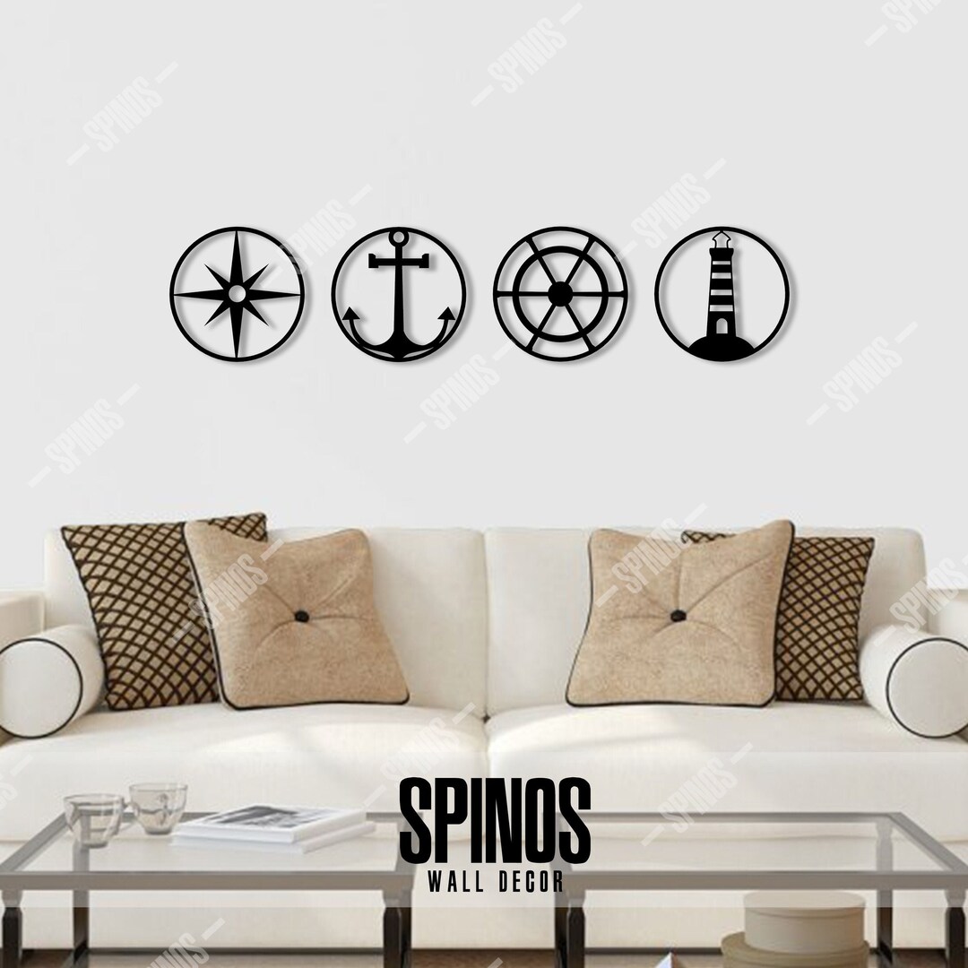 Sailor / Seaman Symbols Wood Wall Art - Sea / Ocean Sign / Decor ...