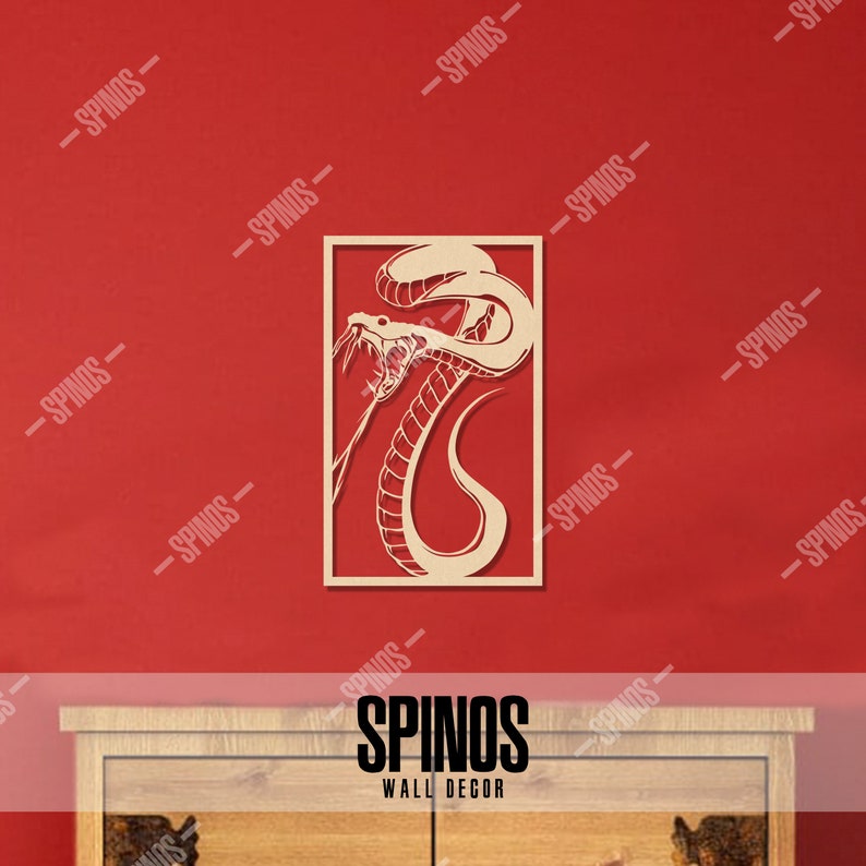 Snake Wood Wall Decor Viper Wall Art Serpent Sign - Etsy