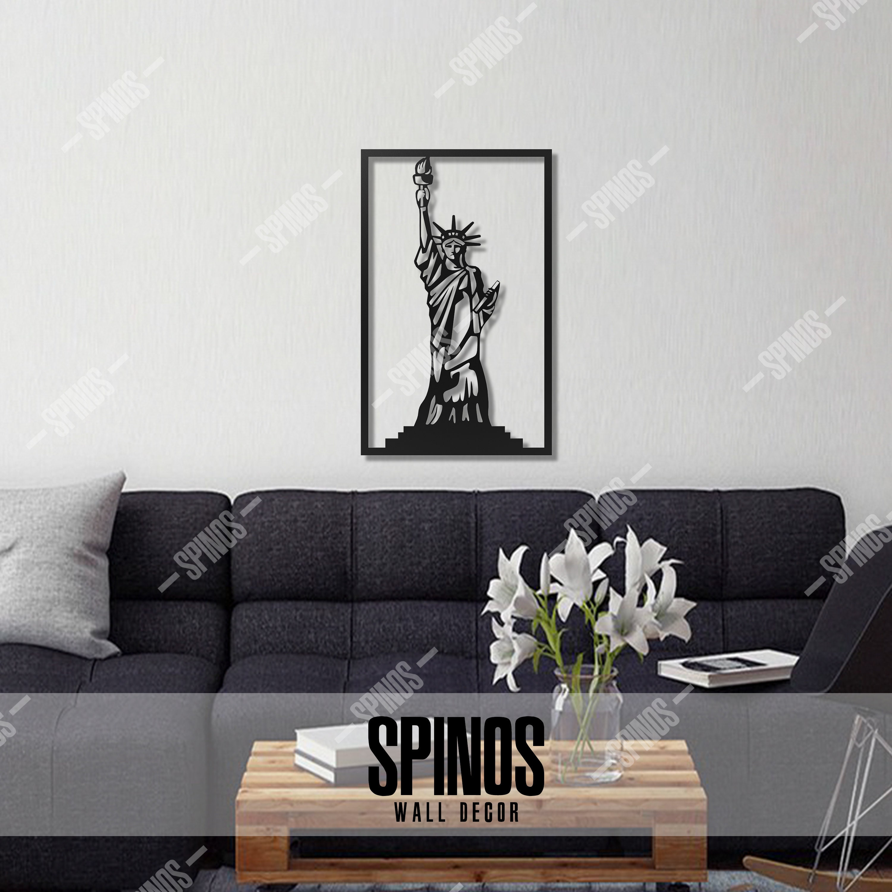 Statue of Liberty Wall Art Lady Liberty Wood Decor New - Etsy