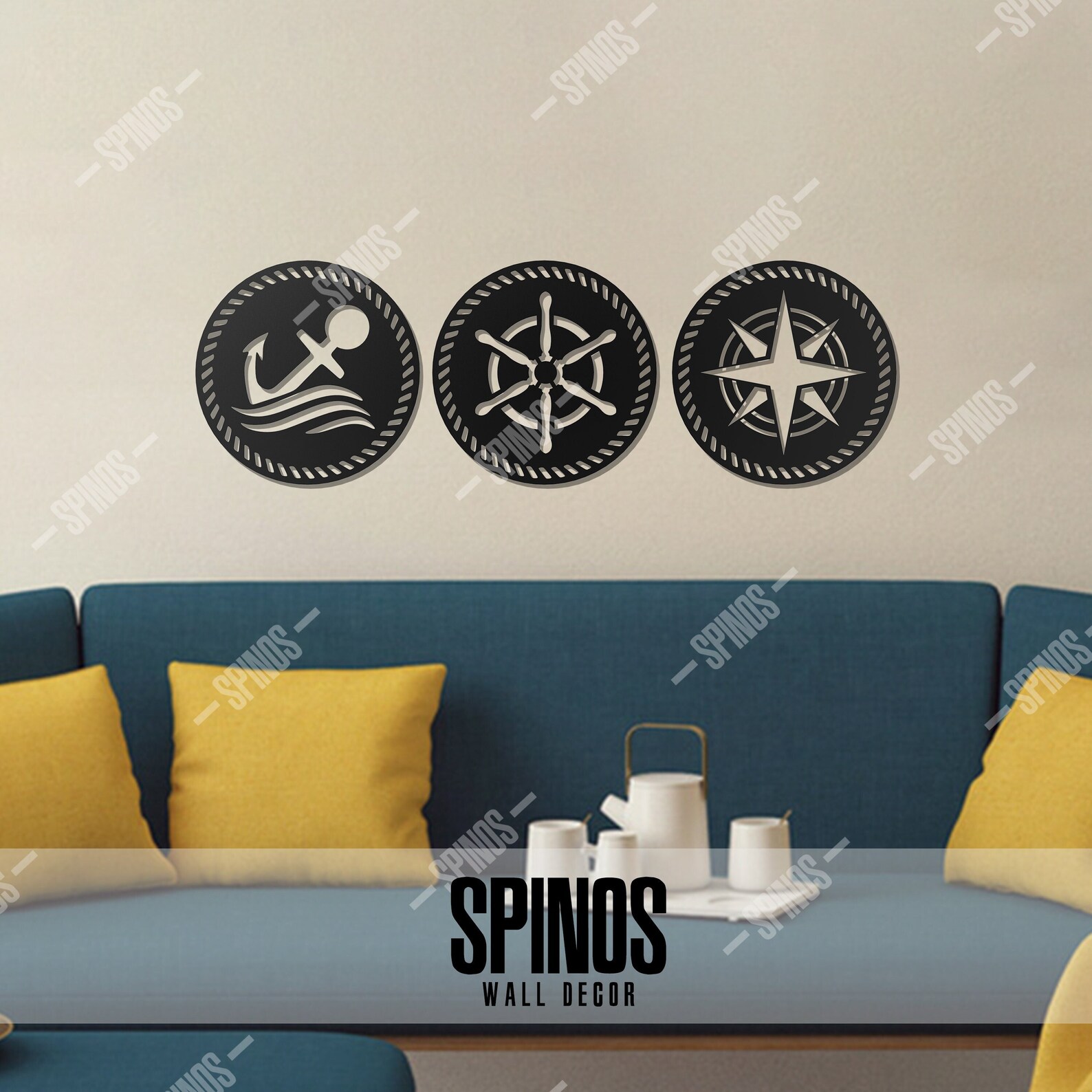 Sailor Wall Art Seaman Wall Decor Pirate Symbols Nursery - Etsy
