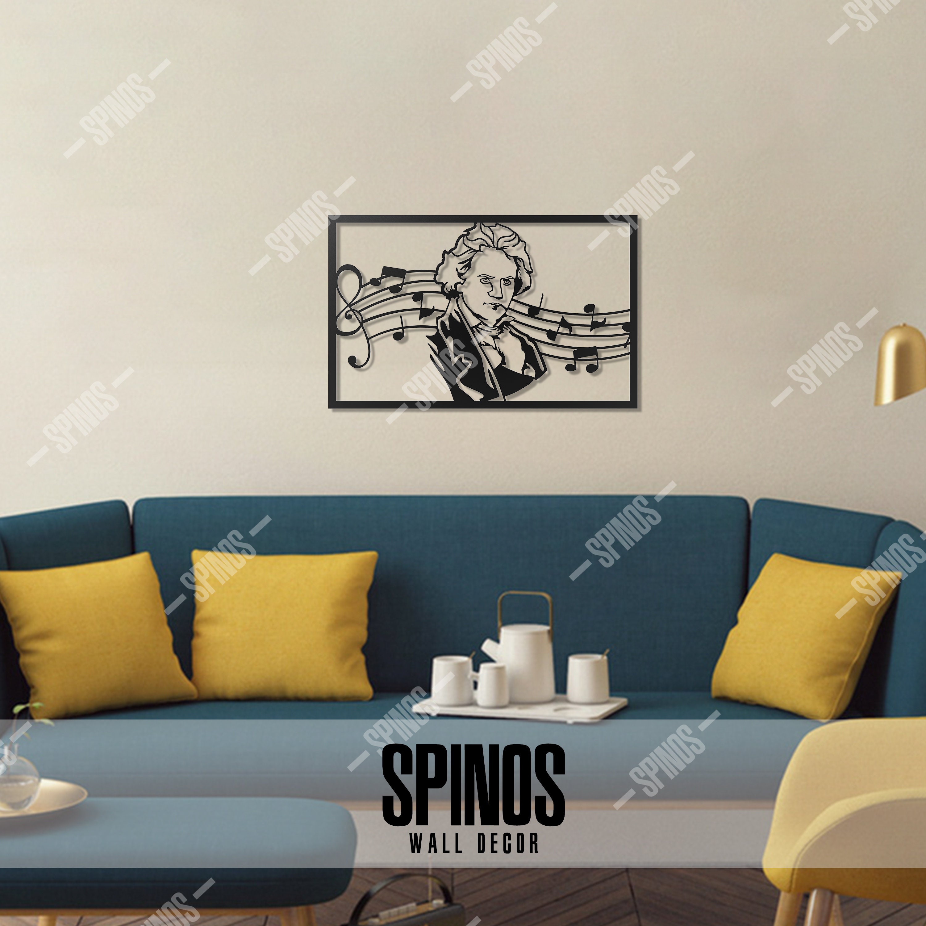 Beethoven Wood Wall Decor Classical Music Wall Art Ludwig - Etsy