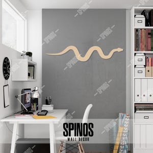Snake Wooden Wall Art - Serpent Home Decor - Etsy