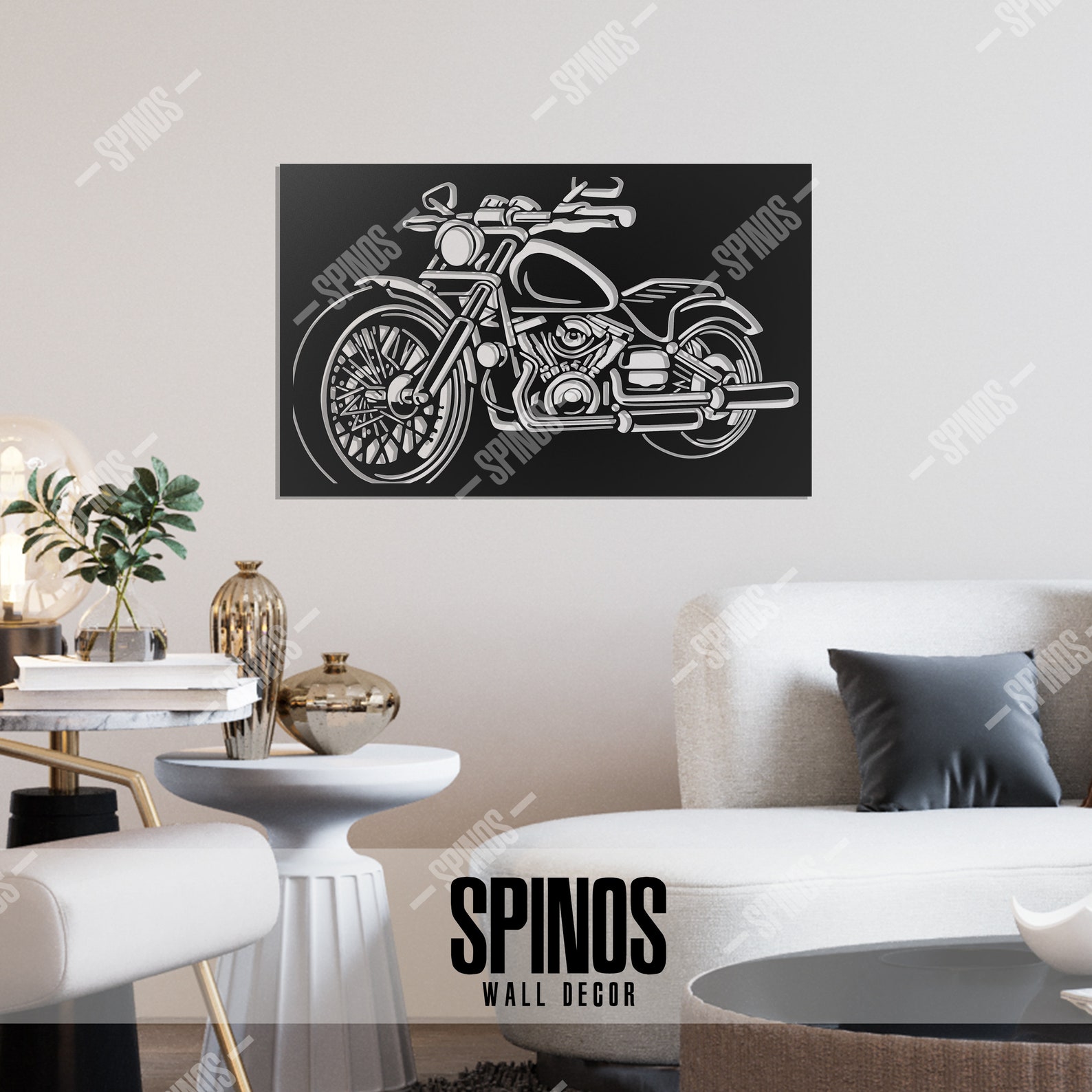 Motorcycle Wood Wall Decor Motorbike Wooden Art Chopper - Etsy