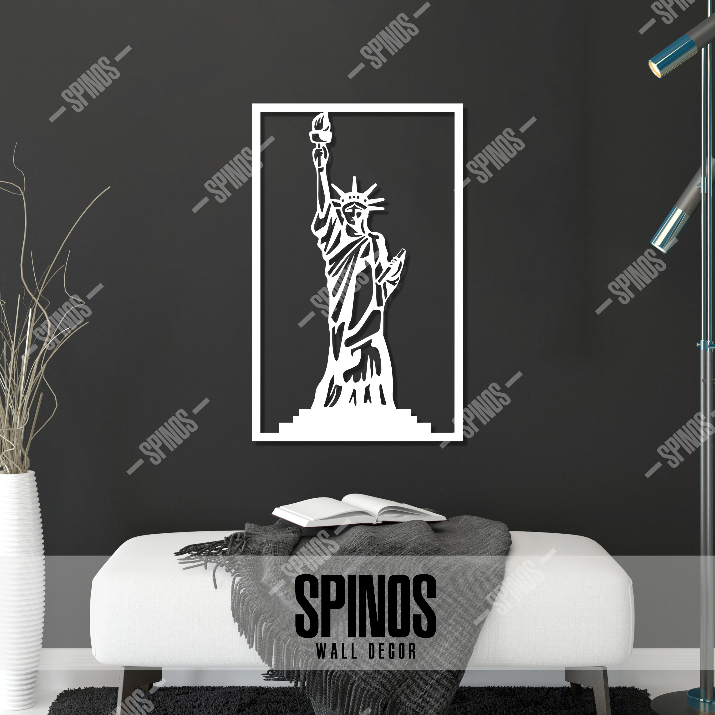 Statue of Liberty Wall Art Lady Liberty Wood Decor New - Etsy