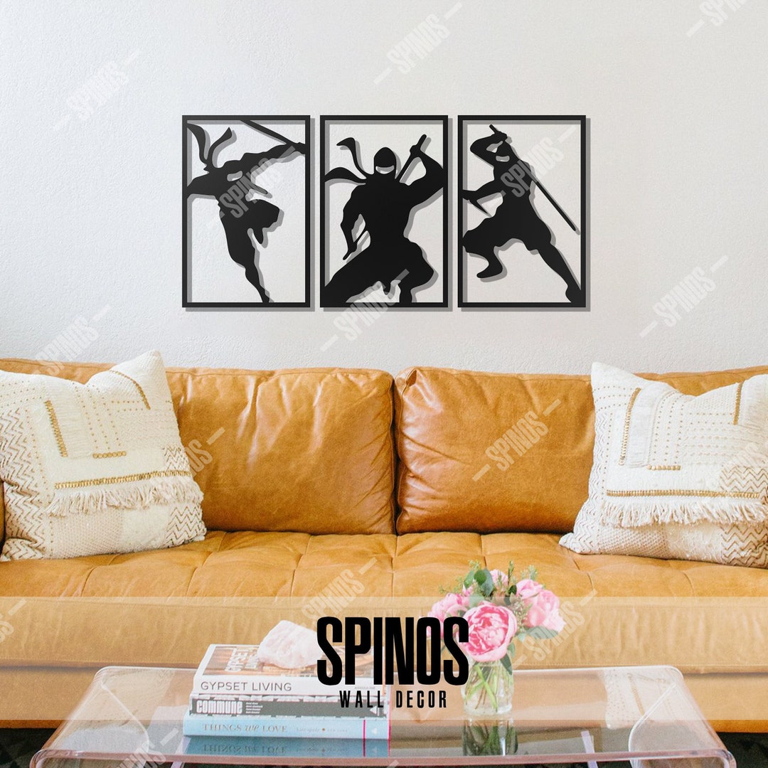 Ninja Wall Decor Shinobi Wall Art Assassin Wall Sign Nursery, Kids Room ...