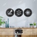 Sailor Wall Art Seaman Wall Decor Pirate Symbols Nursery - Etsy