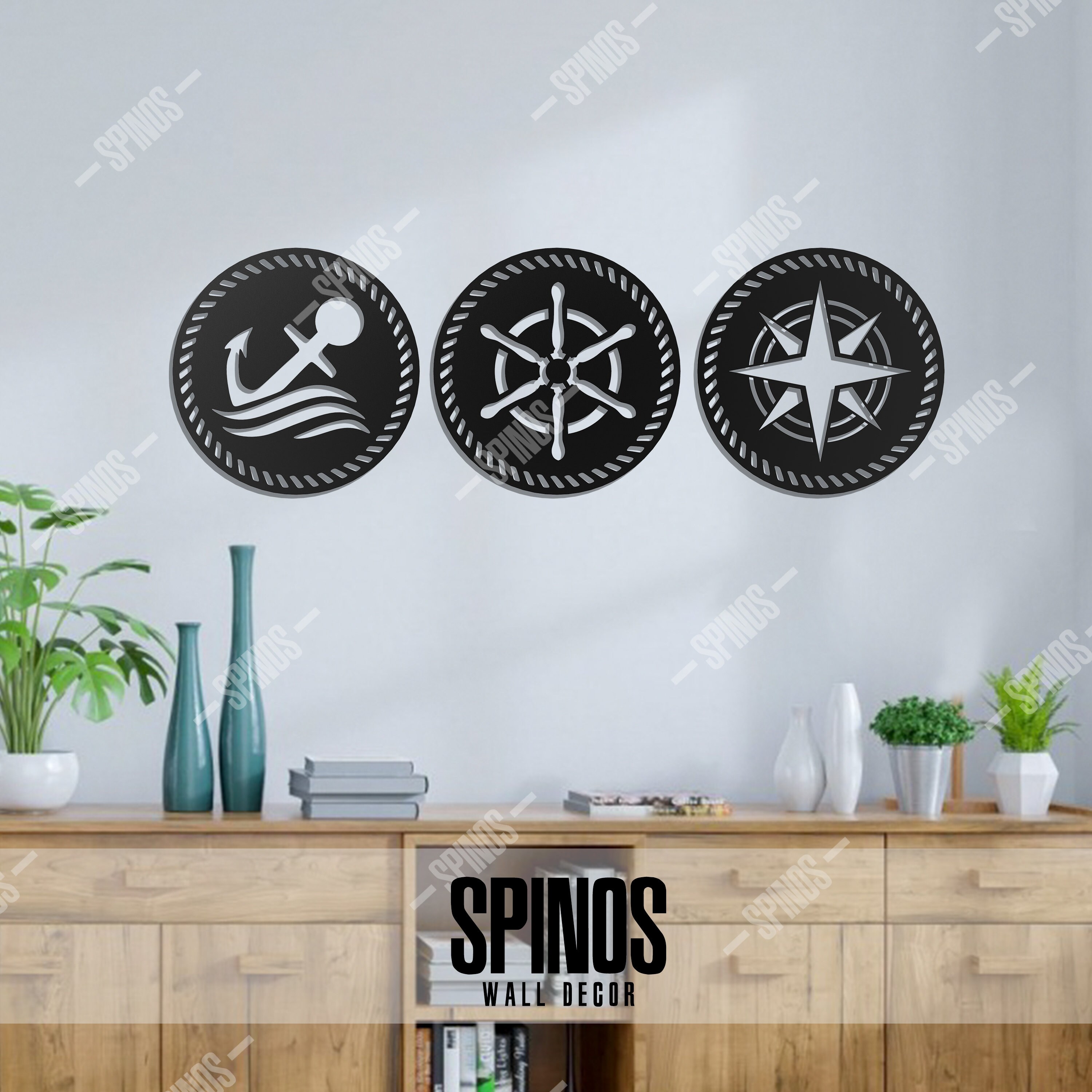 Sailor Wall Art Seaman Wall Decor Pirate Symbols Nursery - Etsy