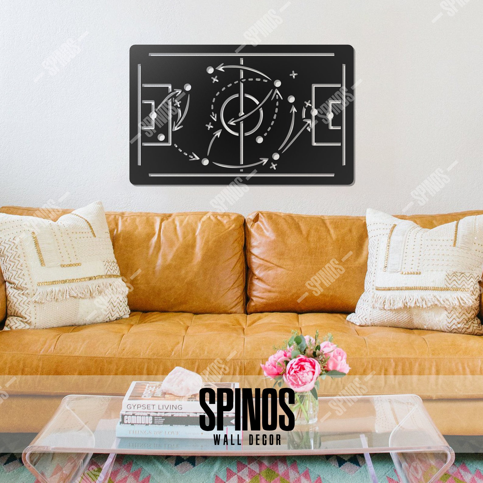 Soccer Field Tactics Wooden Wall Decor Kids Room Art - Etsy