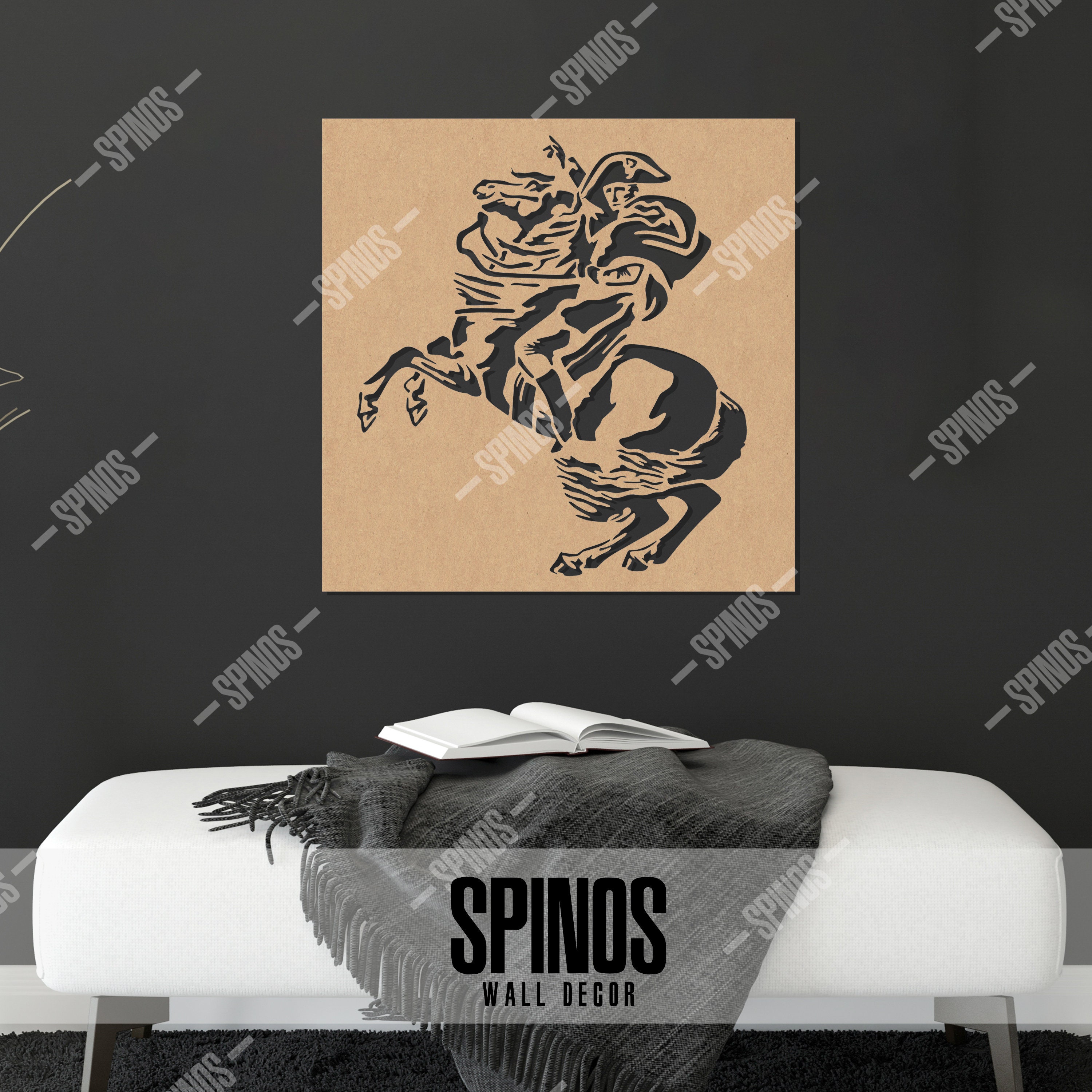 Napoleon Bonaparte Wood Wall Decor Napoleon Crossing the - Etsy