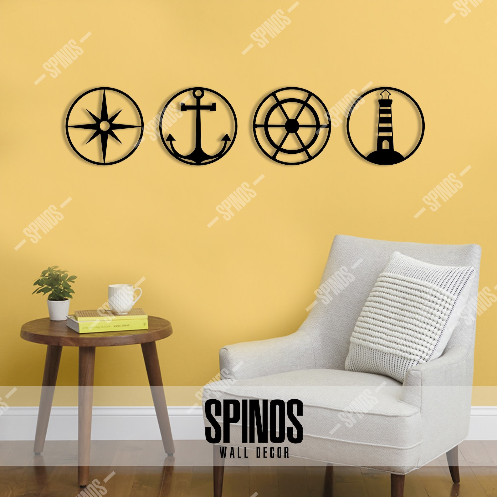 Sailor / Seaman Symbols Wood Wall Art Sea / Ocean Sign / | Etsy