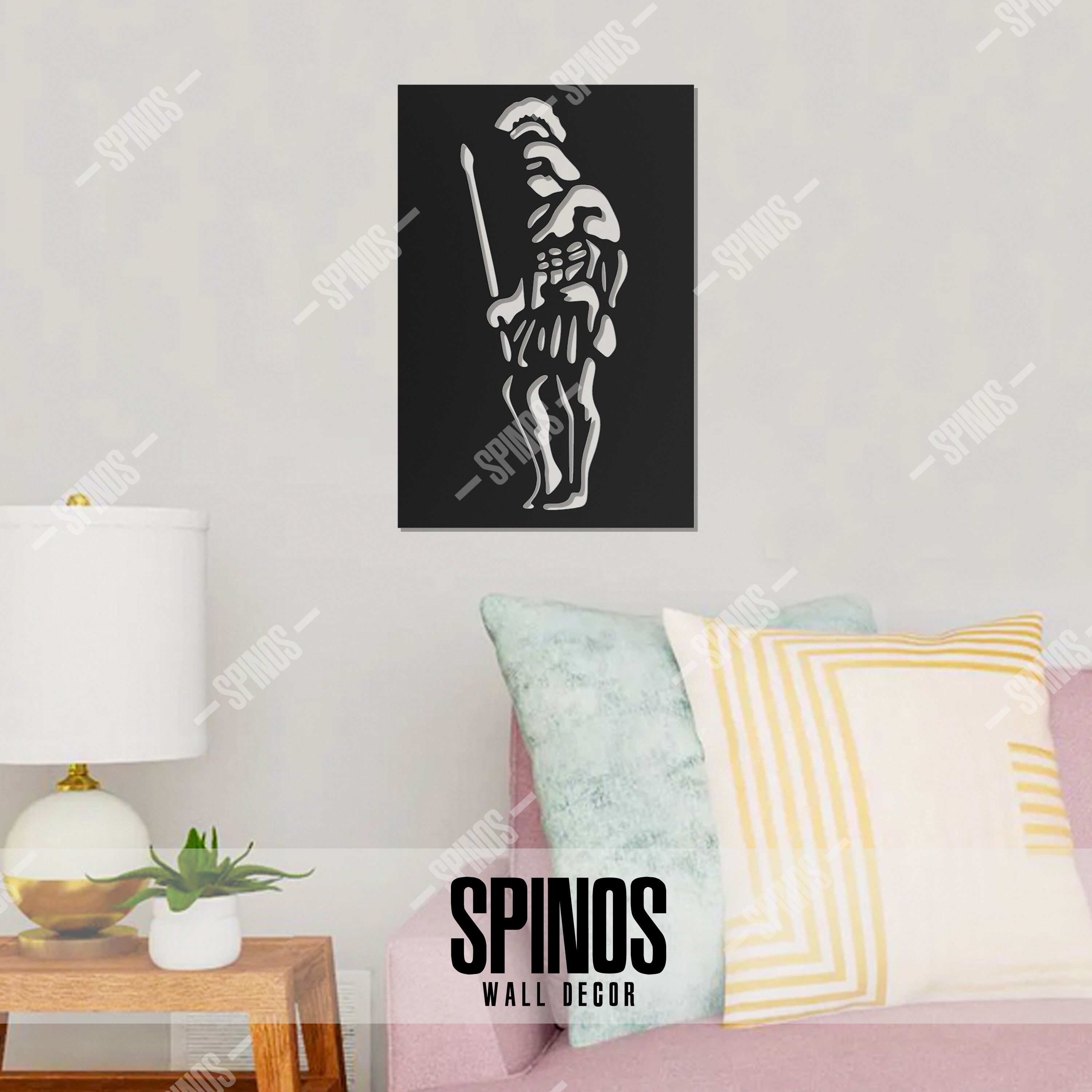 Ares Wood Wall Decor Greek Mythology Wall Art Mythical Sign - Etsy