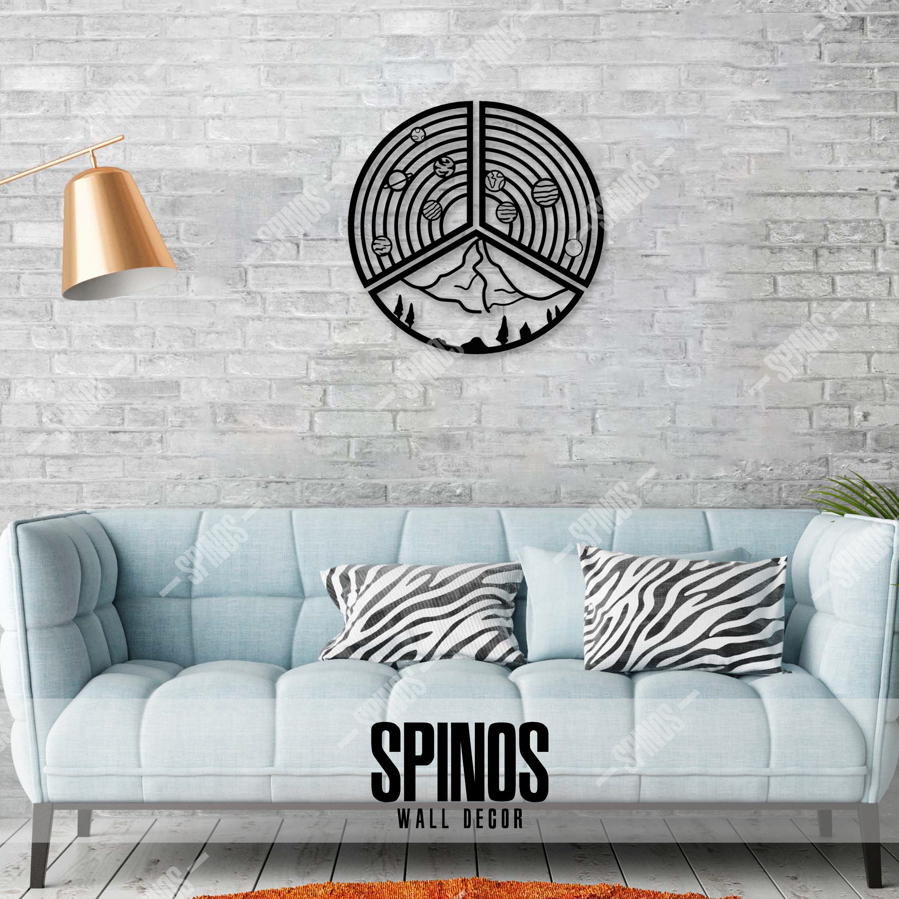 Solar System Wood Wall Decor Planets and Orbits Wall Art / | Etsy