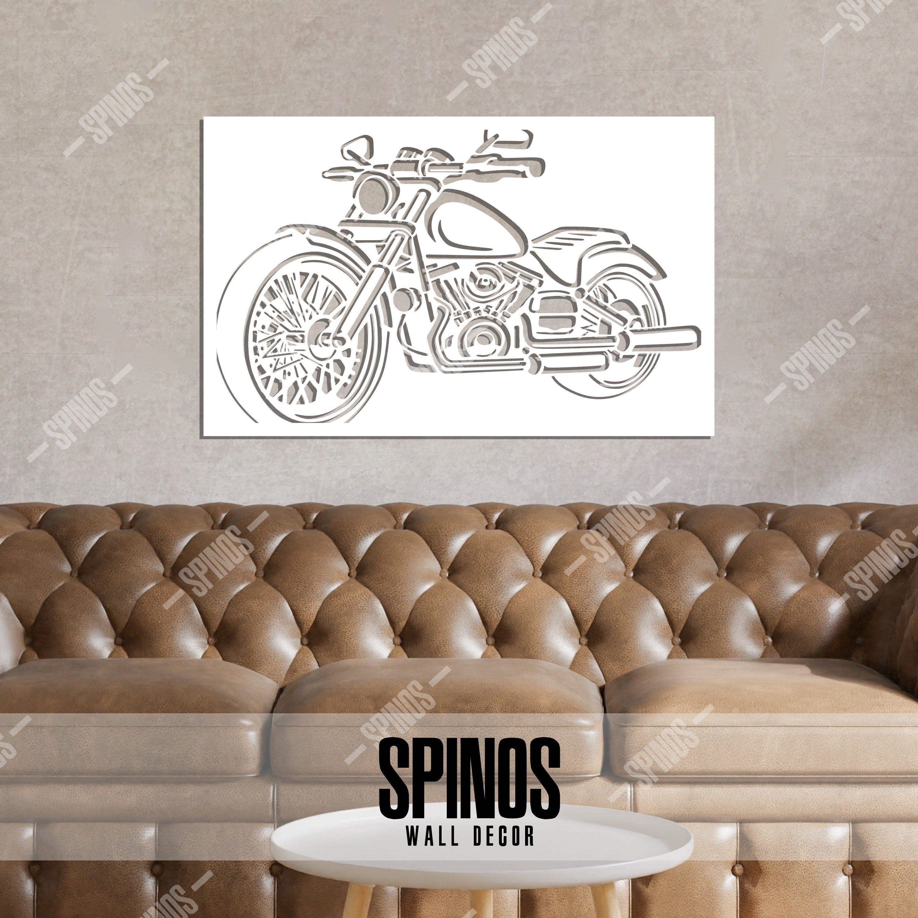 Motorcycle Wood Wall Decor Motorbike Wooden Art Chopper - Etsy